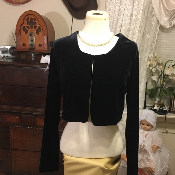 Vintage | Jackets & Coats | Vintage Velvet Topper Jacket | Poshmark